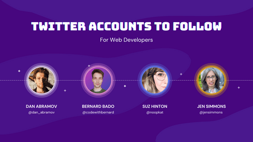 14 Twitter Accounts to Follow as a Web Developer | Upbeat Code
